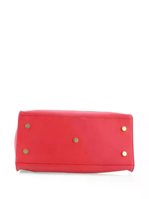 Saint Laurent Classic Y Cabas Leather Small Satchel
