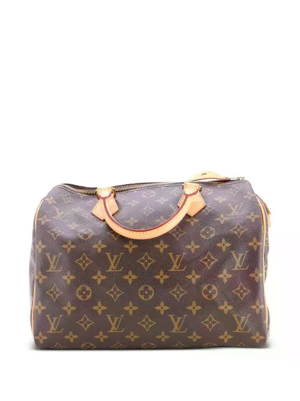 LOUIS VUITTON Speedy Handbag Monogram Canvas Satchel