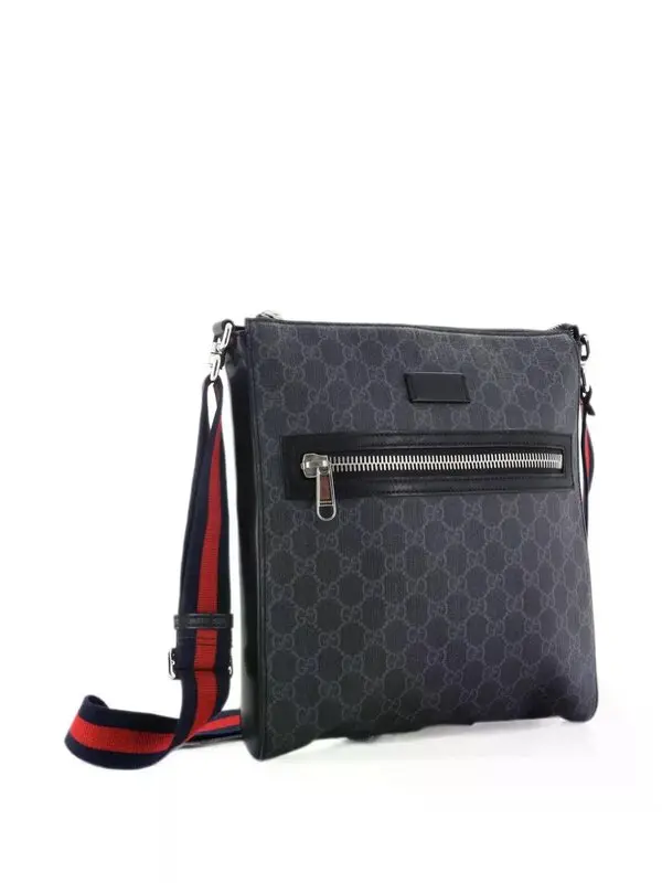Gucci Gg Coated Canvas Messenger Bag