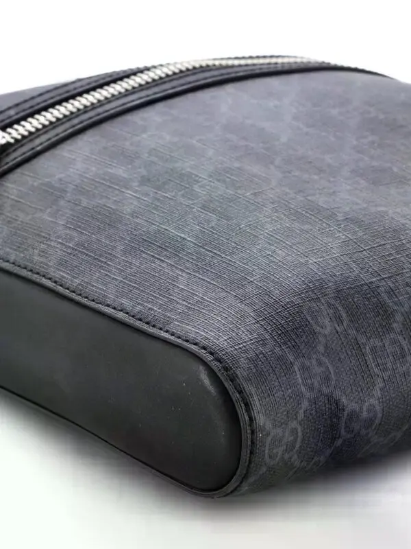 Gucci Gg Coated Canvas Messenger Bag