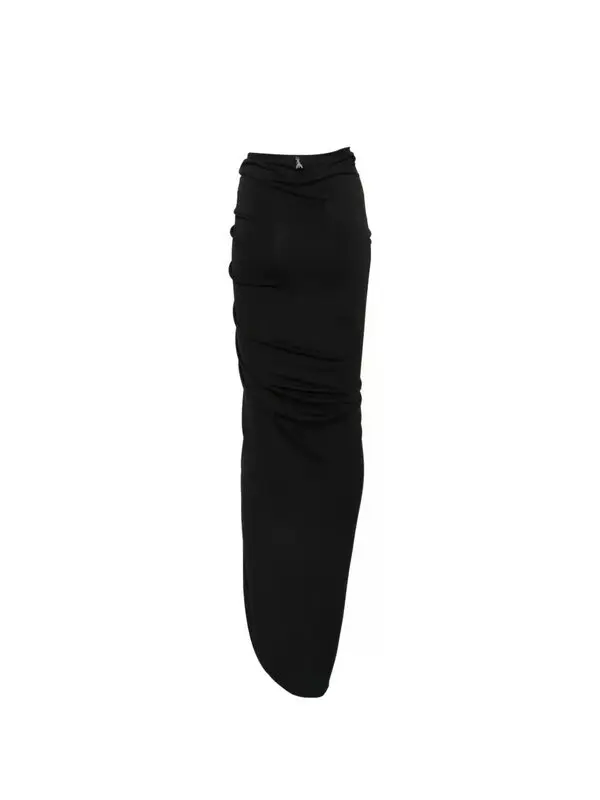 Patrizia Pepe Ruched Asymmetric Skirt