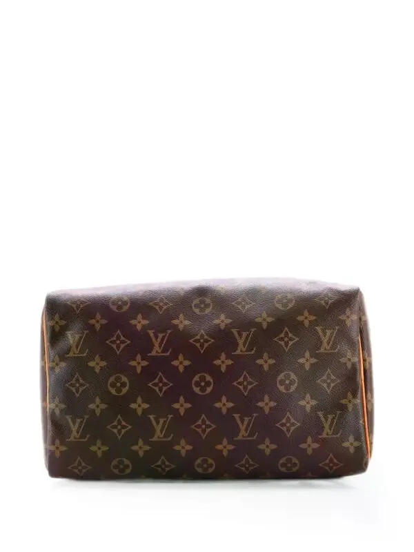 LOUIS VUITTON Speedy Monogram Canvas 30 Satchel - Brown