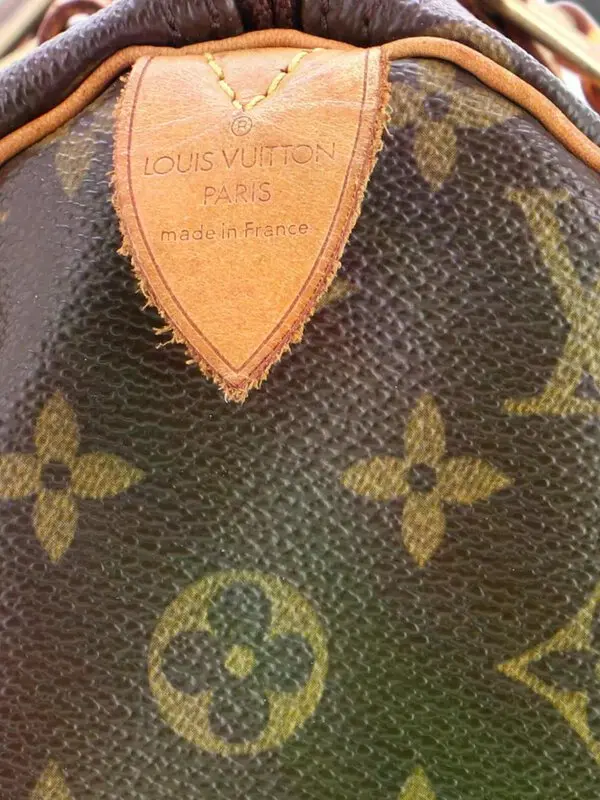 LOUIS VUITTON Speedy Monogram Canvas 30 Satchel - Brown