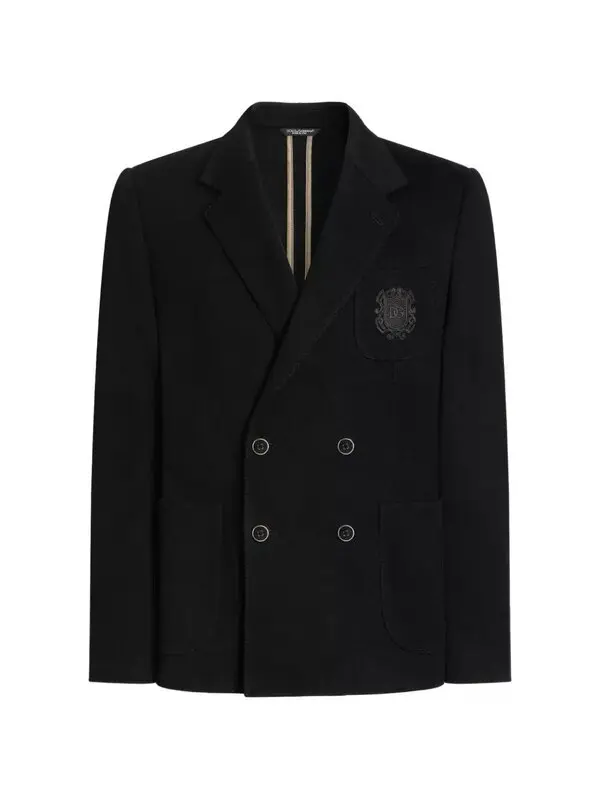 Dolce & Gabbana Portofino Double- Breasted Jersey Jacket