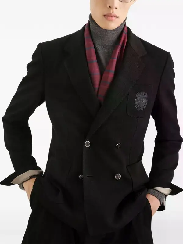 Dolce & Gabbana Portofino Double- Breasted Jersey Jacket