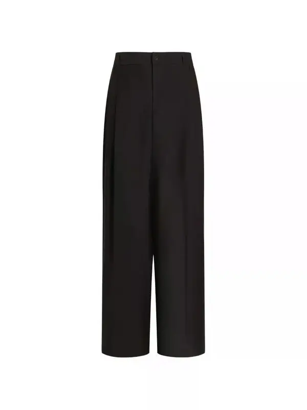 Dolce & Gabbana Wool Faille Trousers - Blue