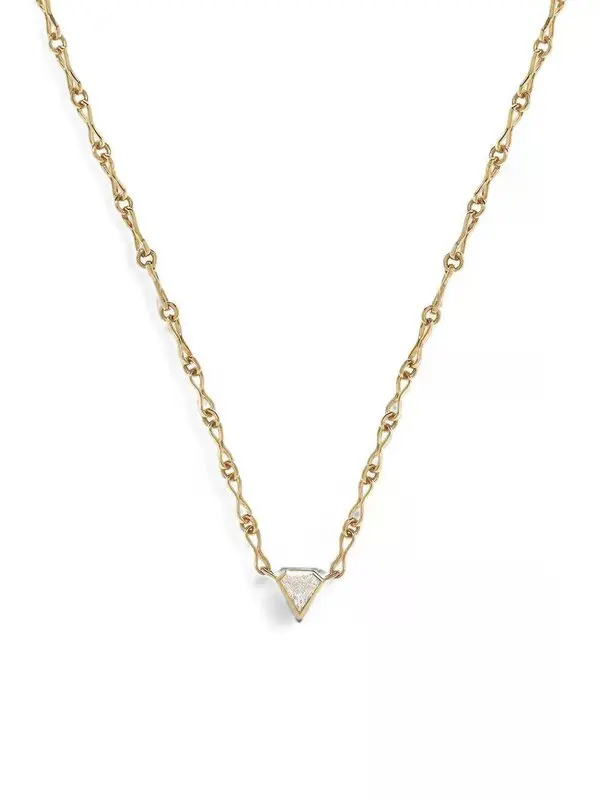 AZLEE Shield Diamond Necklace