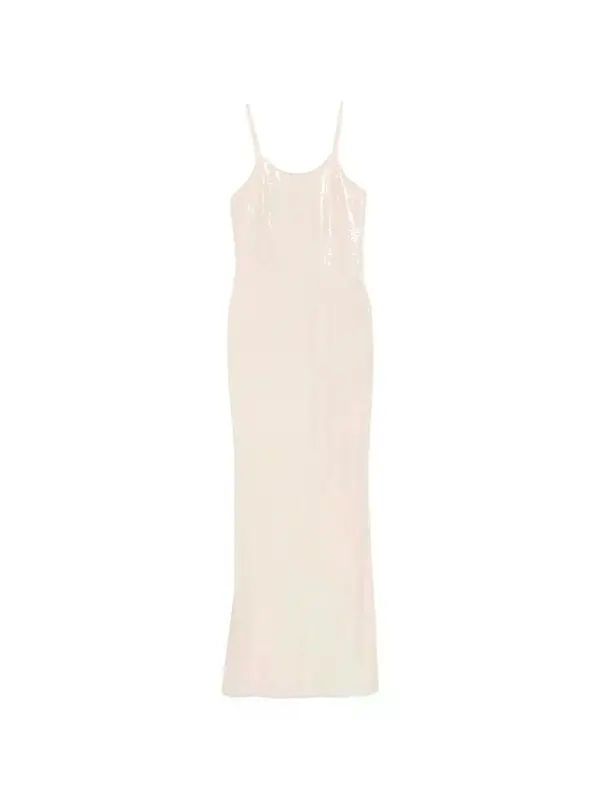 Patrizia Pepe Sequin-embellished Sleeveless Dress - Pink