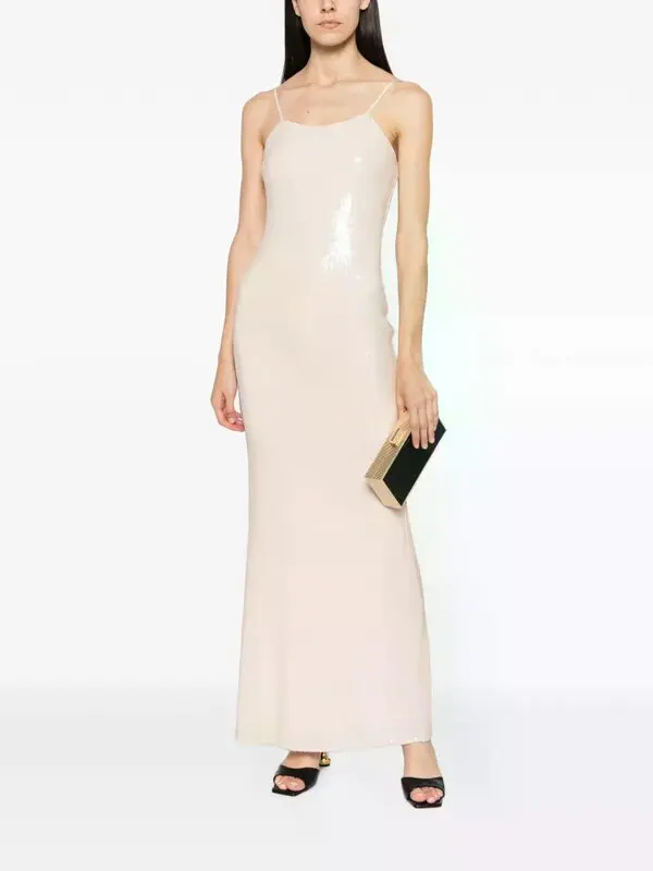 Patrizia Pepe Sequin-embellished Maxi Dress