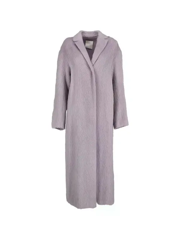 ALBERTO ZAMBELLI Notched-lapels Textured Coat