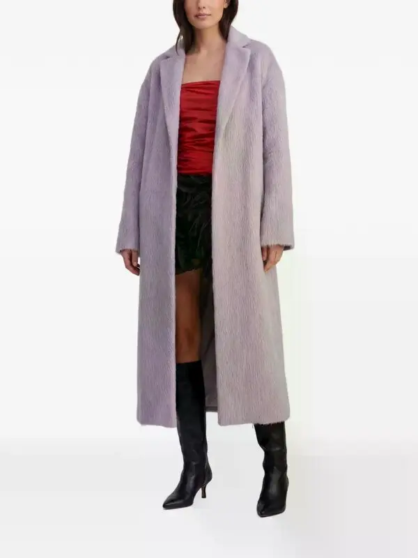 ALBERTO ZAMBELLI Notched-lapels Textured Coat