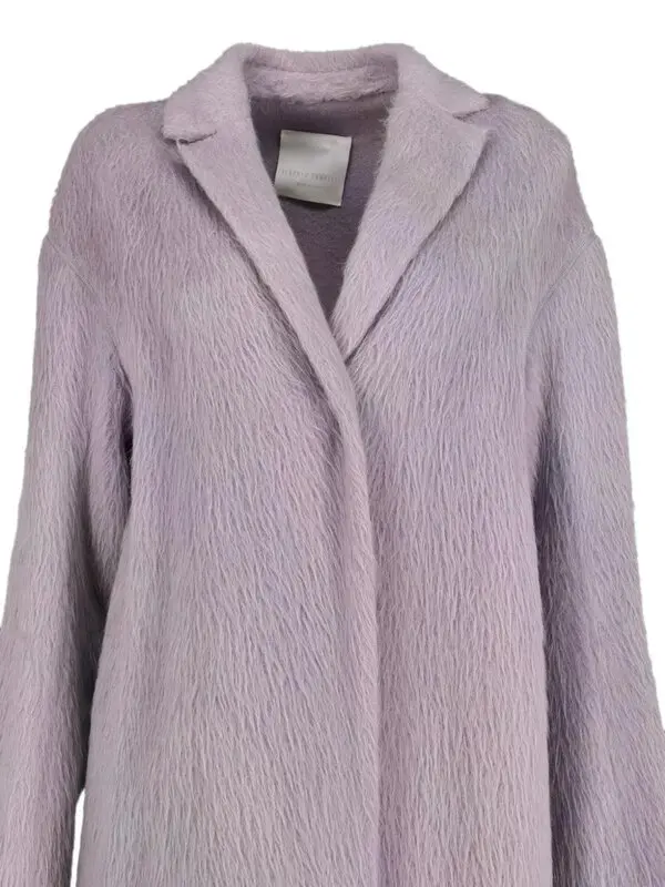 ALBERTO ZAMBELLI Notched-lapels Textured Coat