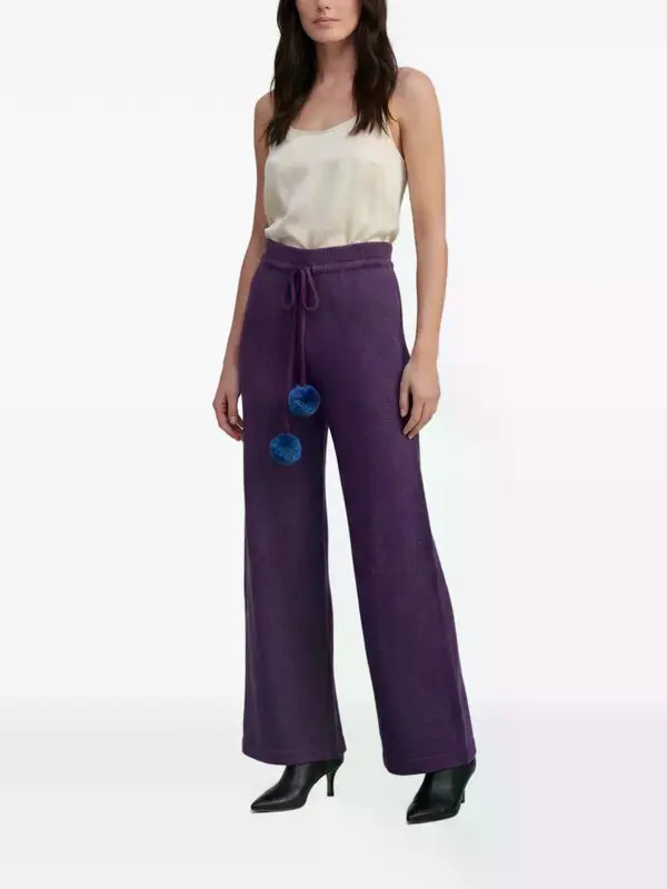 Kenzo Pompom-detail Drawstring Trousers