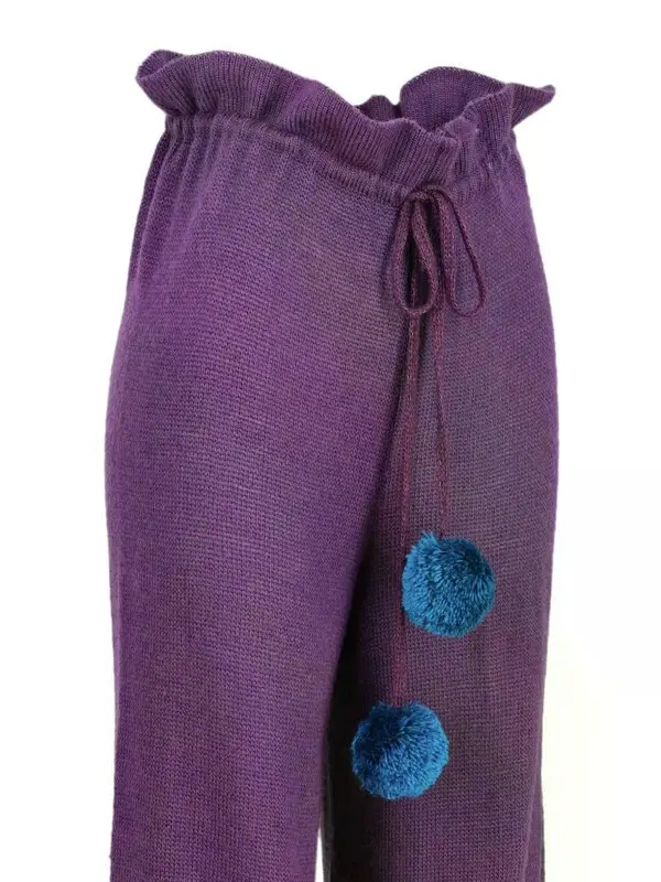 Kenzo Pompom-detail Drawstring Trousers