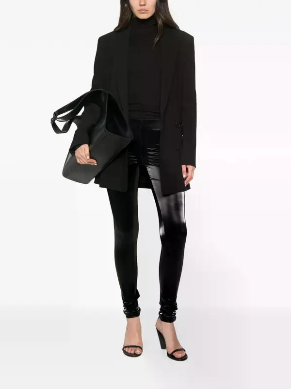 Patrizia Pepe Coated Leggings