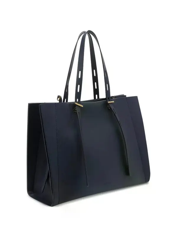 MINOBOSSI Paulette Leather Tote Bag - Blue