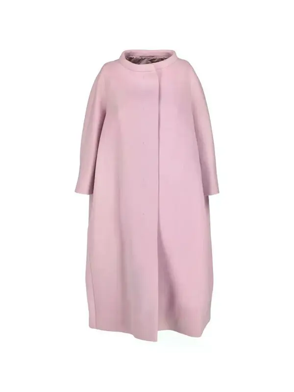 JIL SANDER Funnel-neck Wool Coat