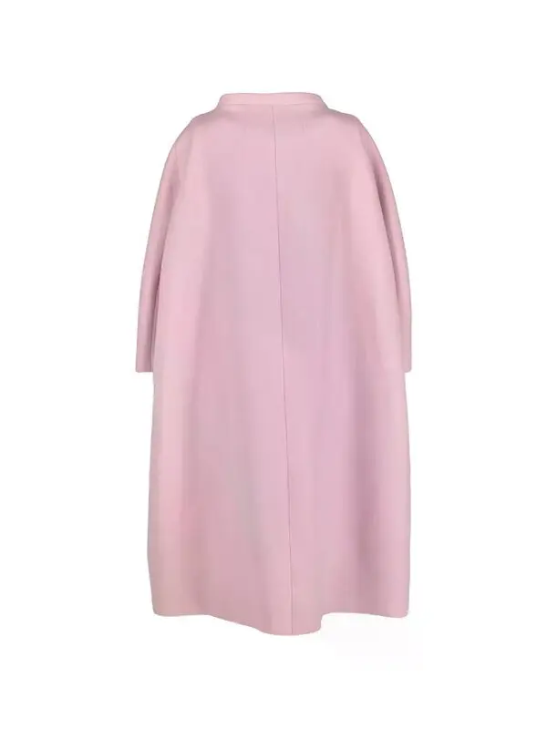 JIL SANDER Funnel-neck Wool Coat