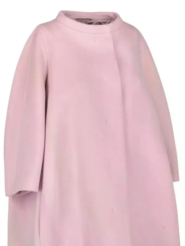 JIL SANDER Funnel-neck Wool Coat