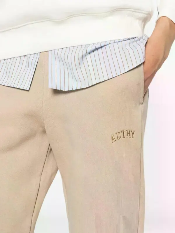 AUTRY Logo Embroidered Drawstring Track Pants