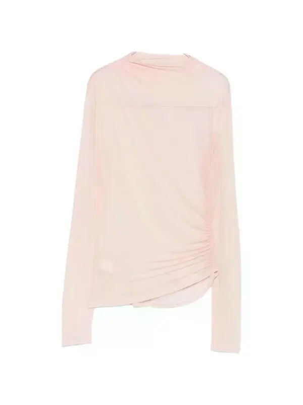Patrizia Pepe Sheer Draped Top