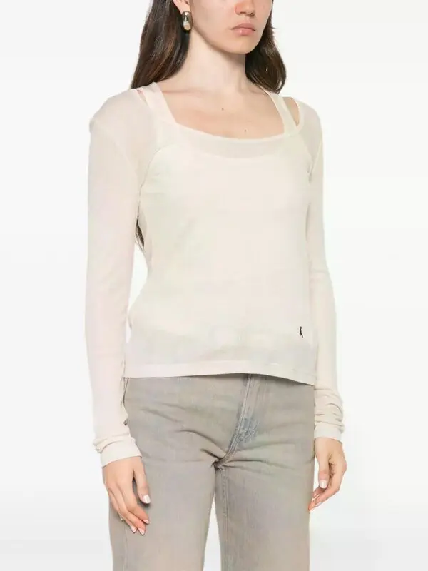 Patrizia Pepe Long Sleeve Layered Top