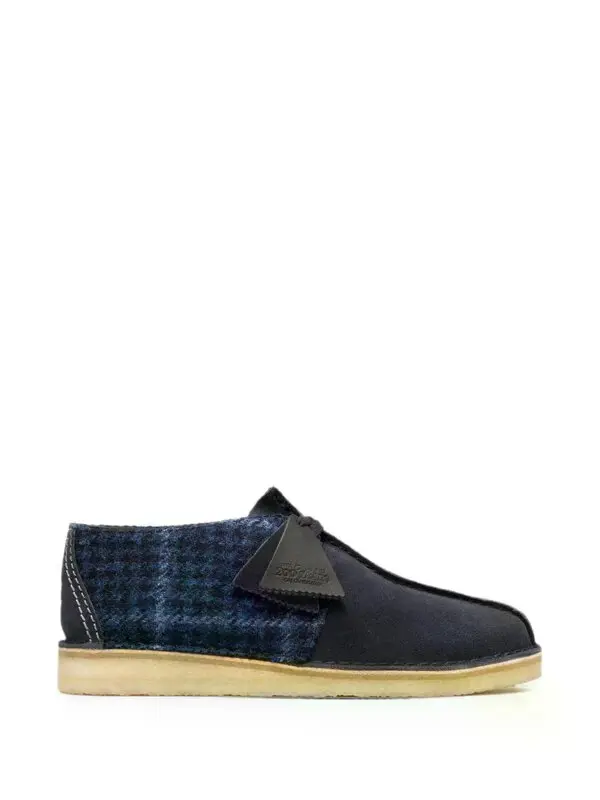 Clarks Desert Trek Tweed Sneakers - Blue