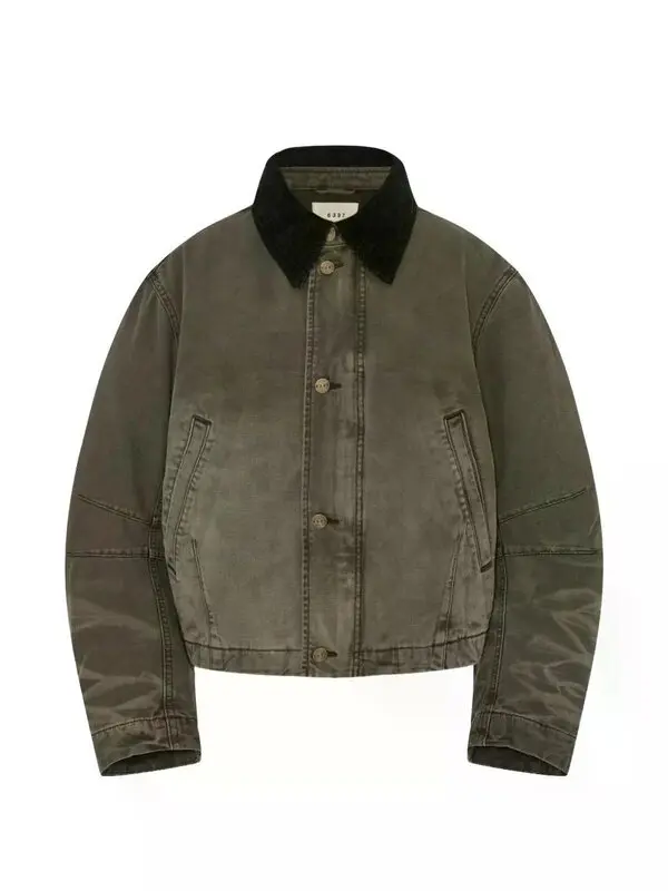 6397 Canvas Corduroy-collar Jacket