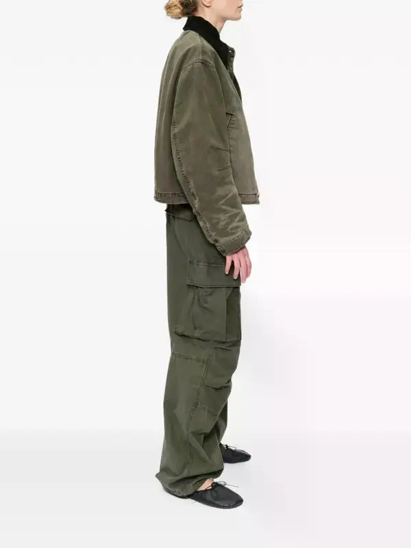 6397 Canvas Corduroy-collar Jacket