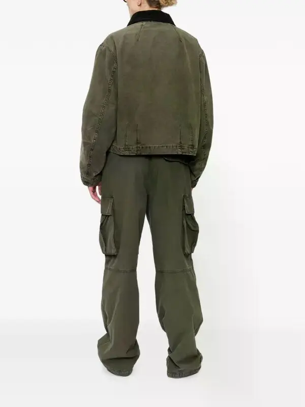 6397 Canvas Corduroy-collar Jacket