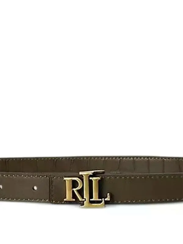 Ralph Lauren Logo Buckle Belt - Brown