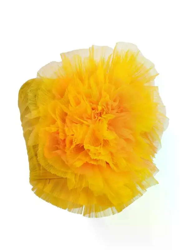 GEMY MAALOUF Ruffled Tulle Corset
