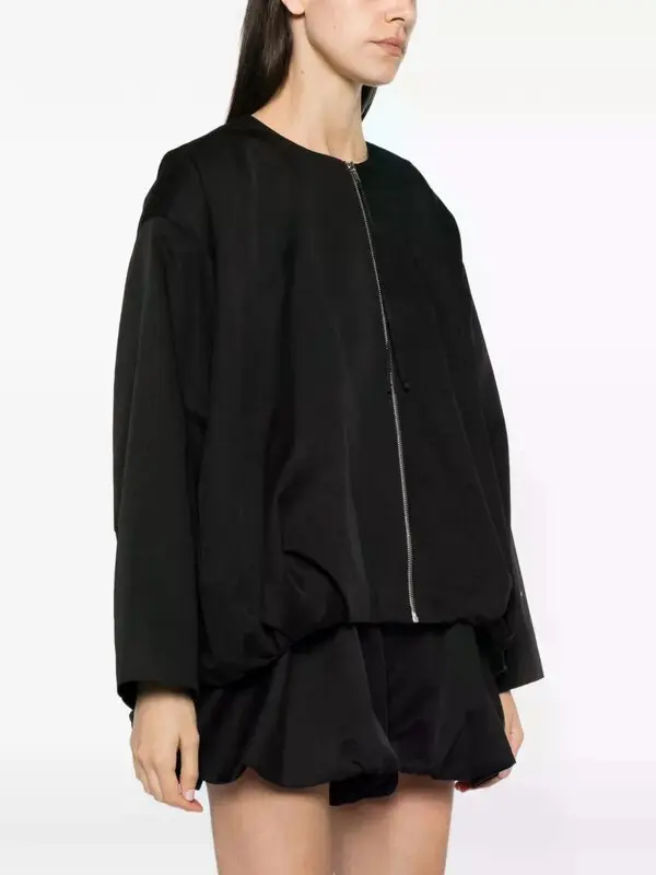 ELEH Collarless Zip-up Jacket