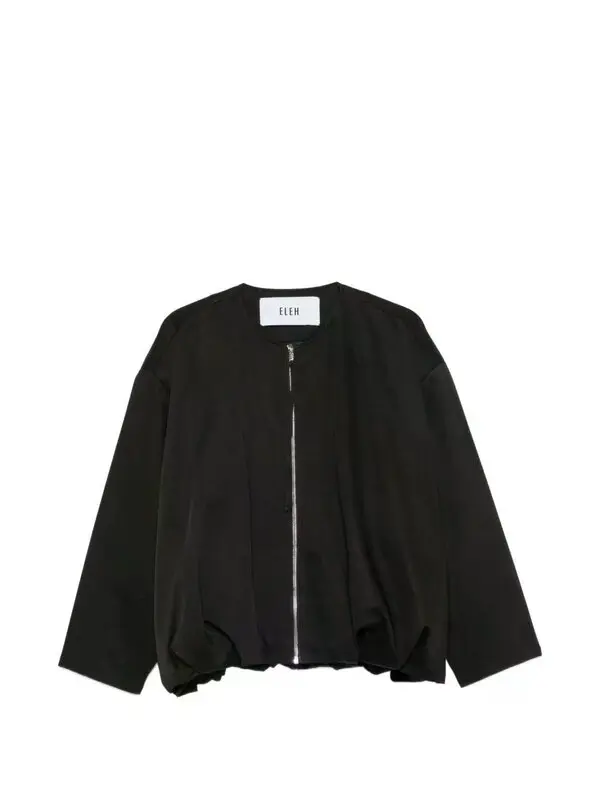 ELEH Collarless Zip-up Jacket