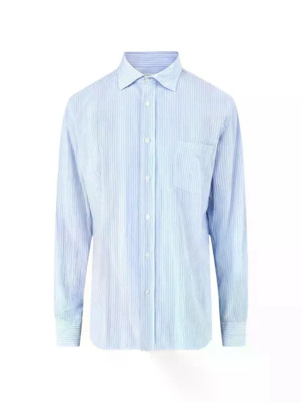 Hartford Striped Seersucker Shirt