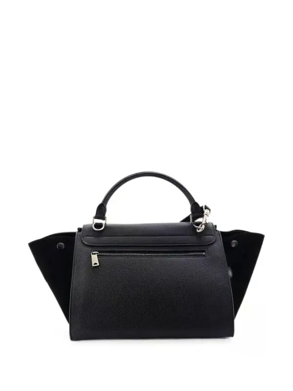 Celine Tricolor Trapeze Bag Satchel - Black