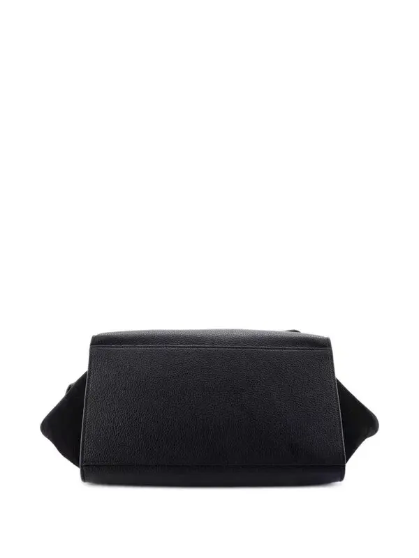 Celine Tricolor Trapeze Bag Satchel - Black