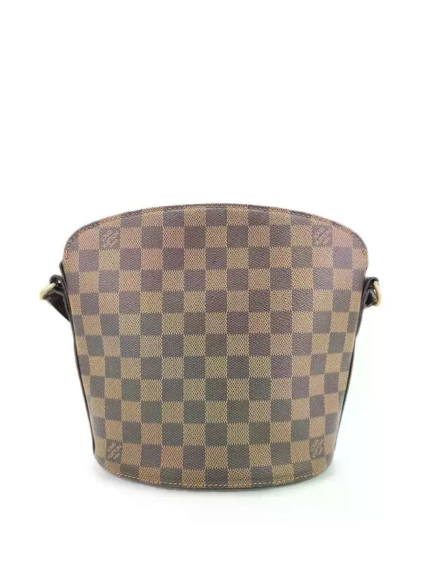 LOUIS VUITTON 2007 Drouot Damier Ebene Shoulder Bag