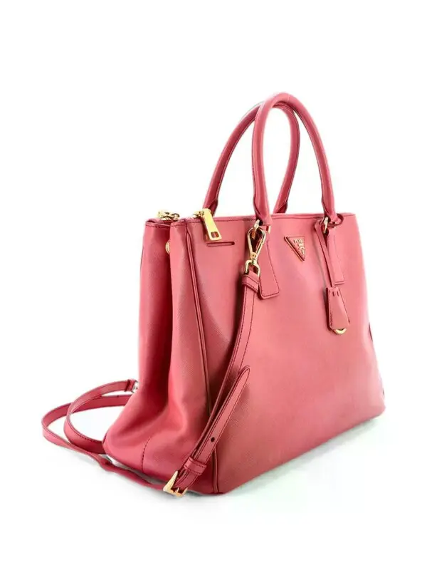 Prada Saffiano Leather Large Tote Bag - Pink