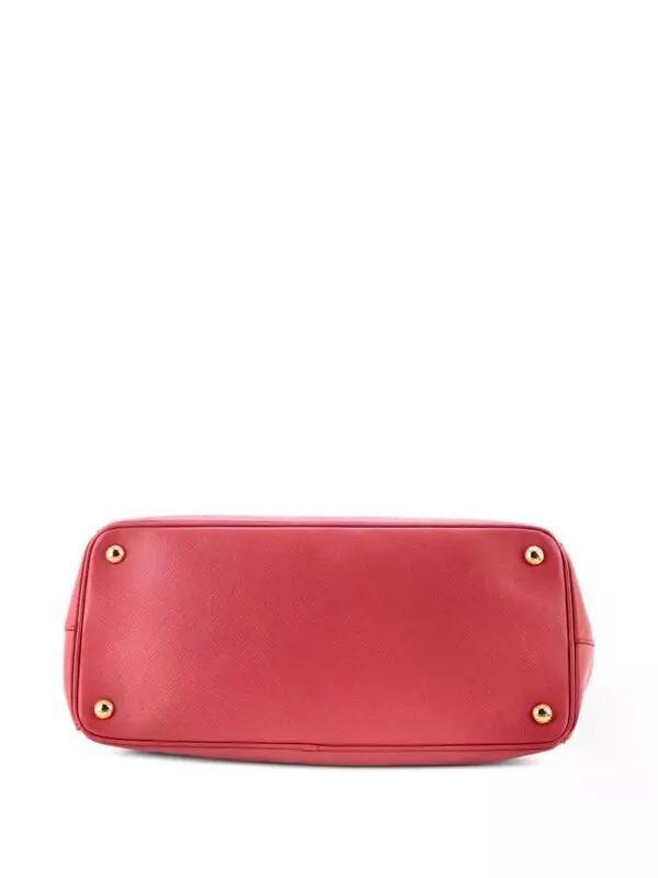 Prada Saffiano Leather Large Tote Bag - Pink