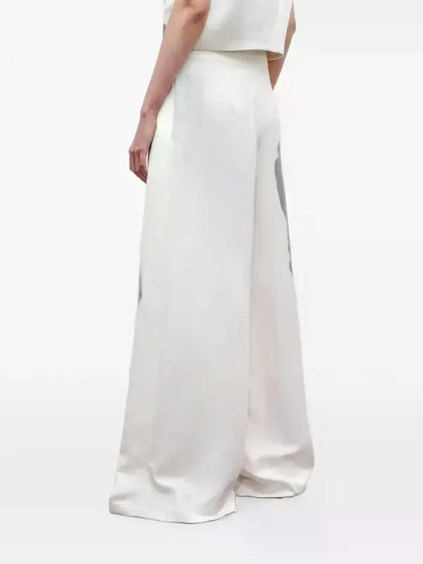 TWP Drew Pleated Wide-leg Trousers