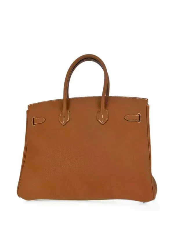 Hermès 2009 Togo Leather Birkin Tote Bag - Brown