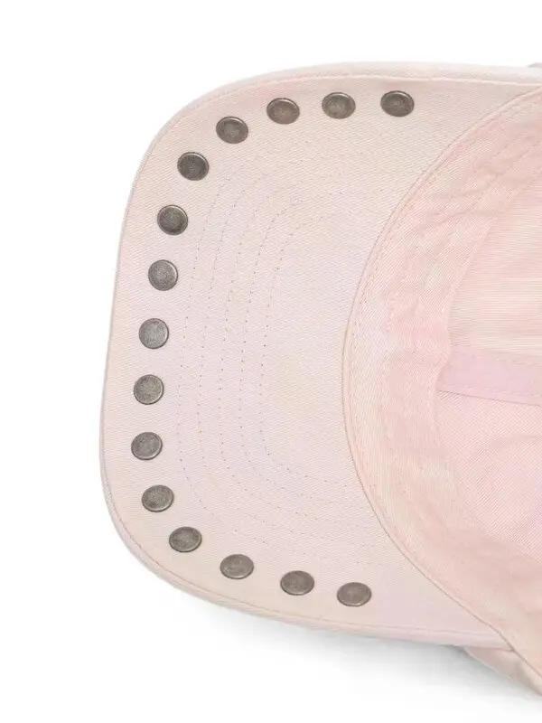 Miss Sixty Studded Slogan-embroidered Cap