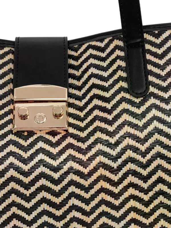MORGAN Chevron-pattern Tote Bag