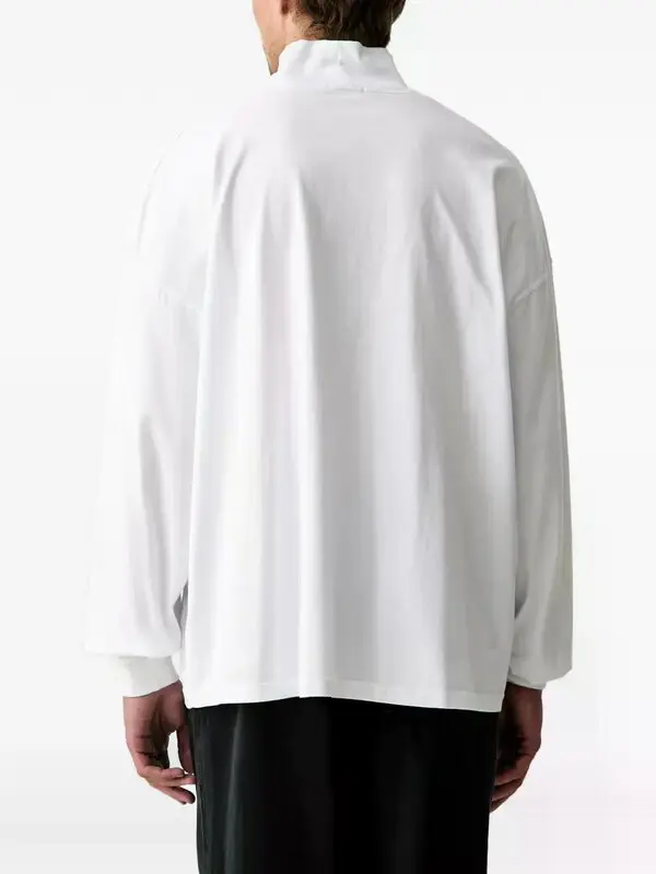 American Vintage Logo-print High-neck T-shirt