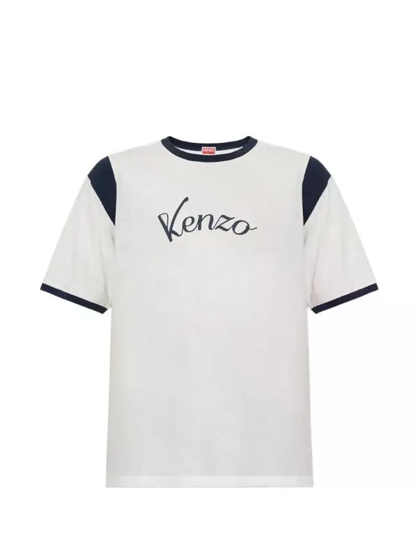 Kenzo Varsity Cotton T-shirt - Neutrals