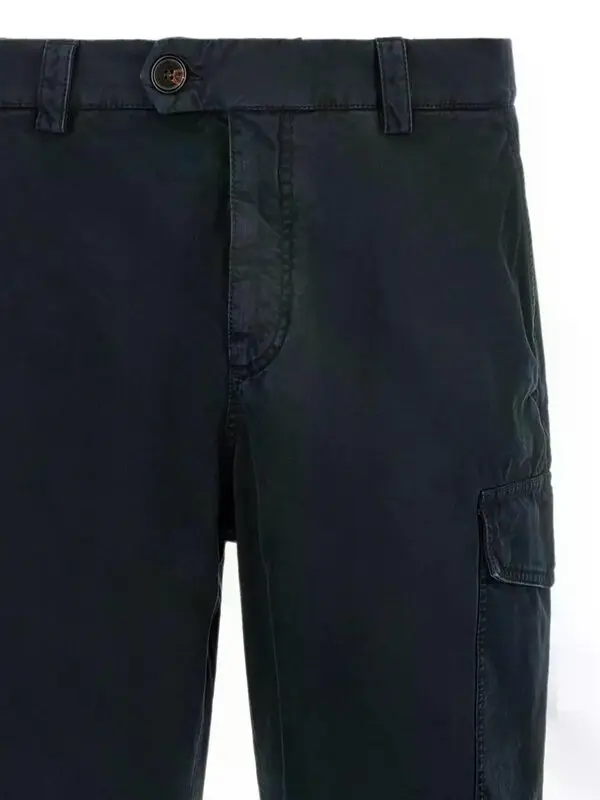 Brunello Cucinelli Garment-dyed Cotton Cargo Pants