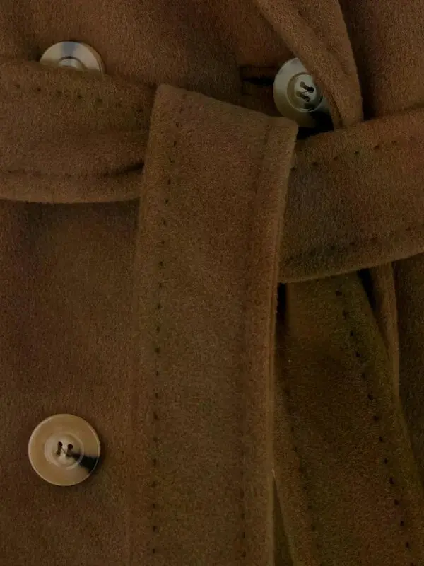 Max Mara Double-breasted Belted Coat