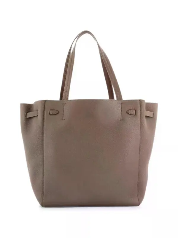 Celine Phantom Tie Cabas Tassel Leather Small Tote Bag