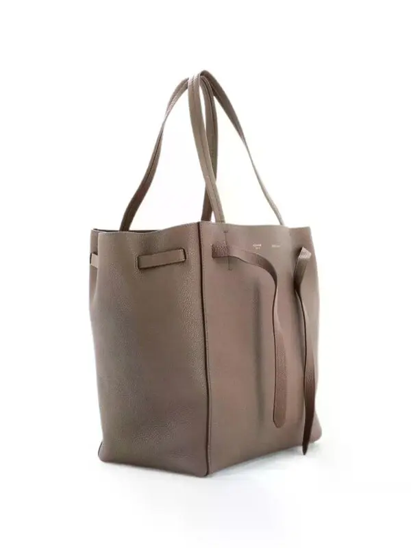 Celine Phantom Tie Cabas Tassel Leather Small Tote Bag